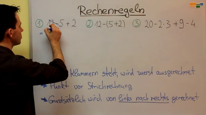 Rechenregeln Video » mathehilfe24