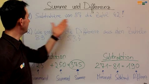 Erklärung zur Summe und Differenz » mathehilfe24