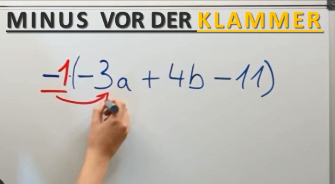 Minus vor der Klammer » mathehilfe24